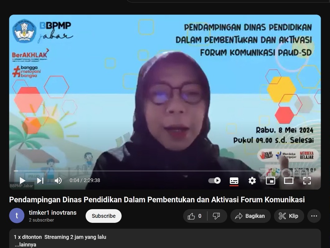 DINAS PENDIDIKAN PEGANG PERAN PENTING DALAM PEMBENTUKAN DAN AKTIVASI ...